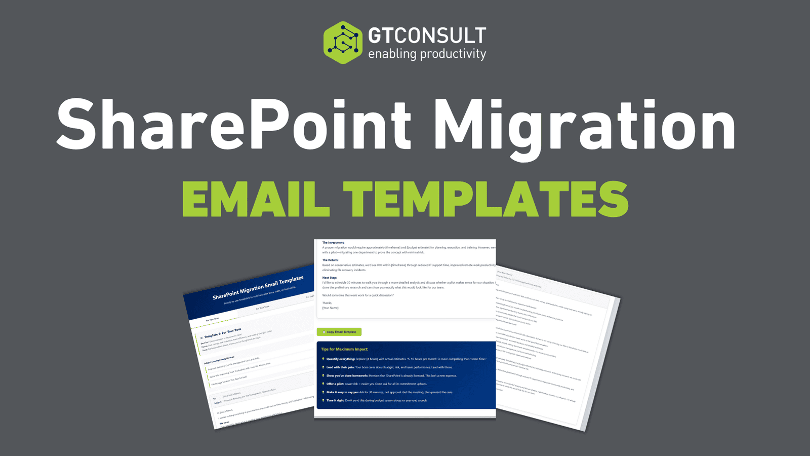 Download our Migration Email Templates