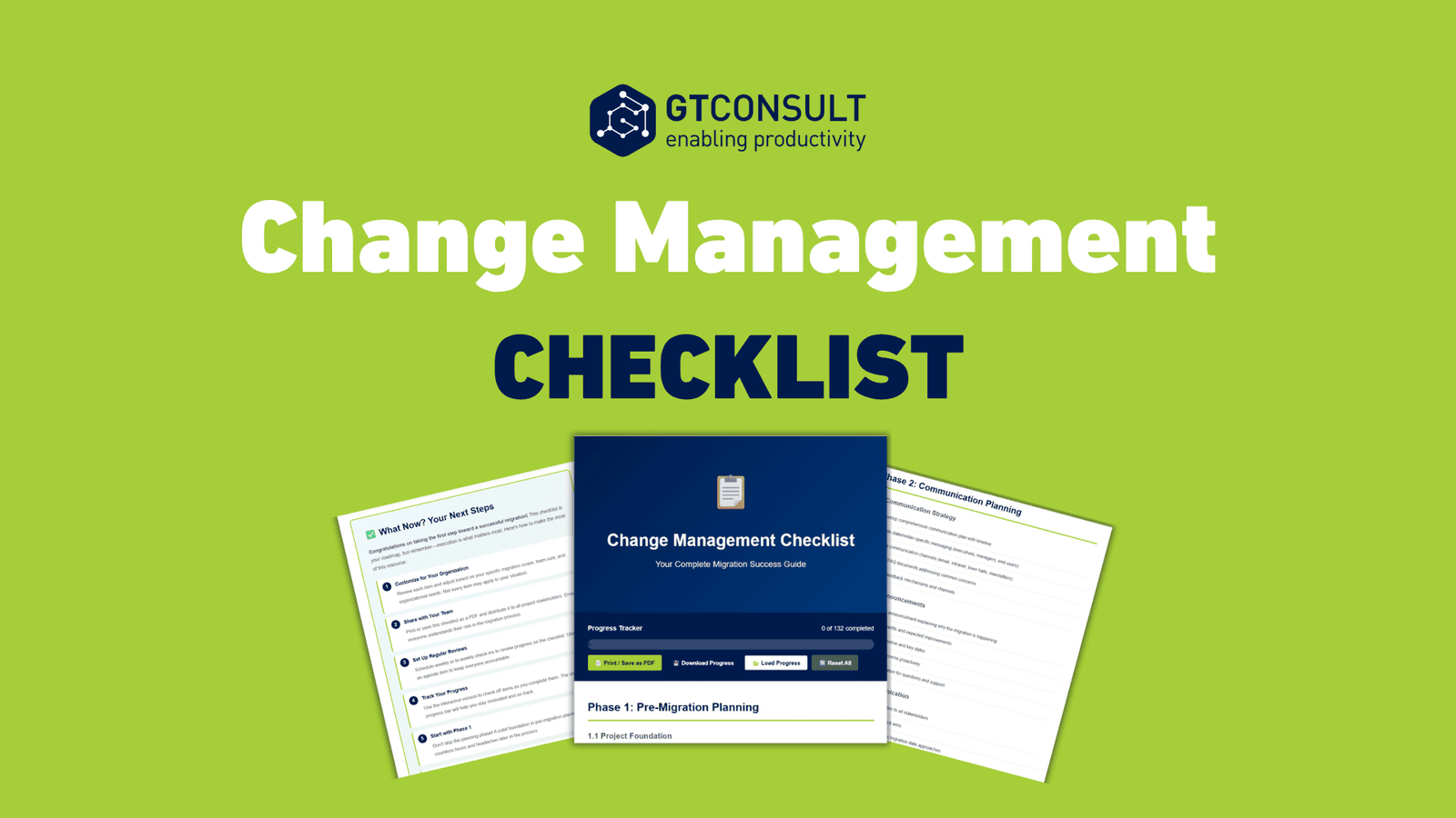 Get our Change Management Checklist